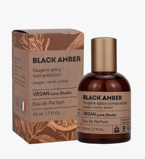 Вода парфюмерная Today Parfum Vegan Love BLACK AMBER (аромат Z Black Pepper Amber Neroli) для женщин