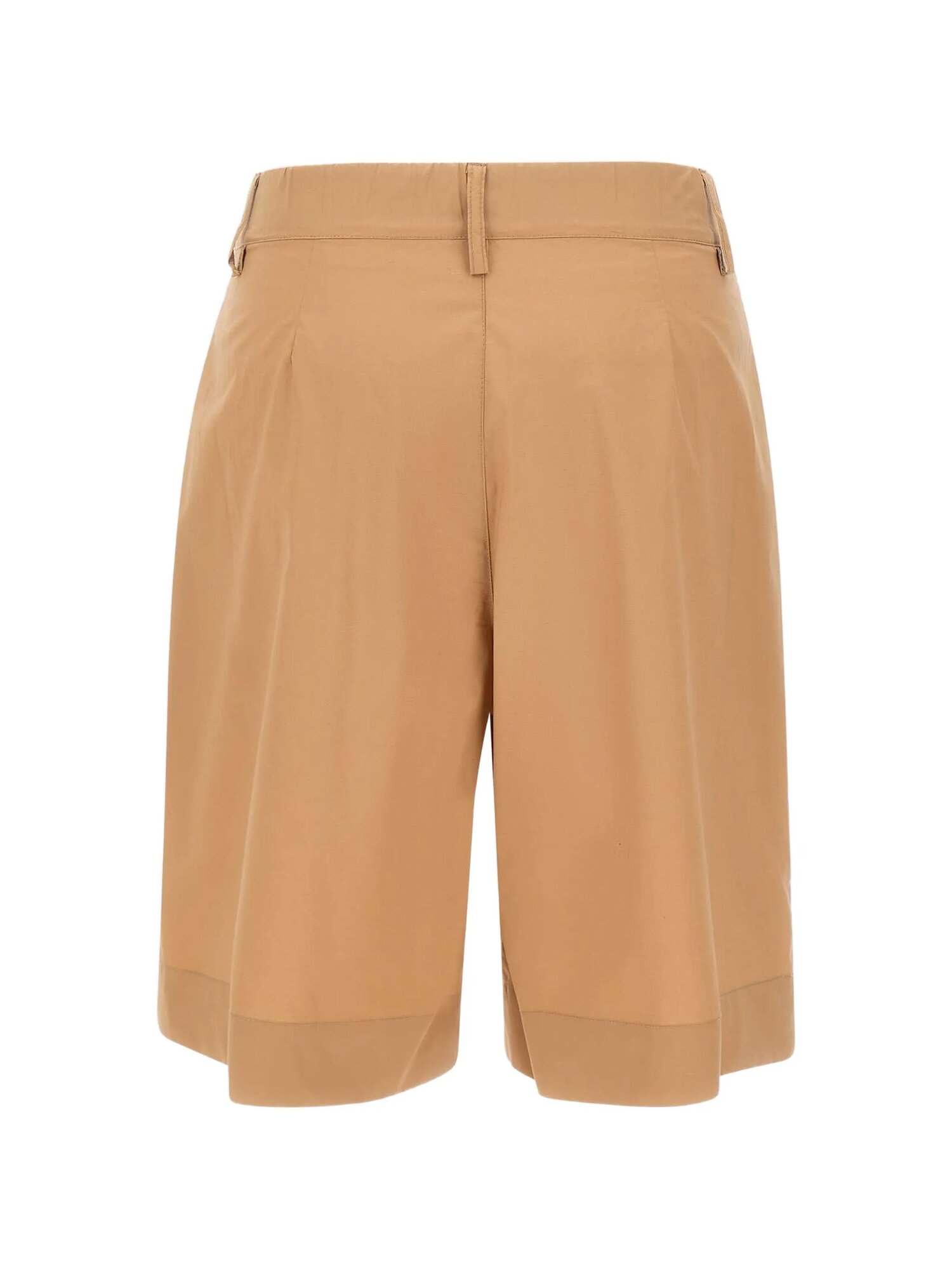 Шорты KAOS Pleated tailored shorts, размер 44, brown — фото 1