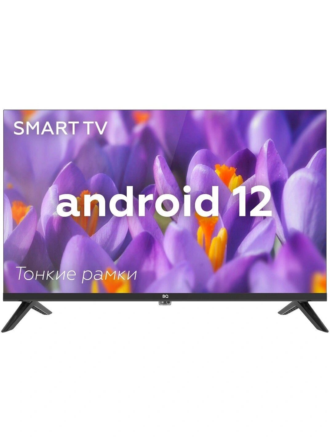 Телевизор BQ 24FS32B, 24", LED, HD, Android, черный