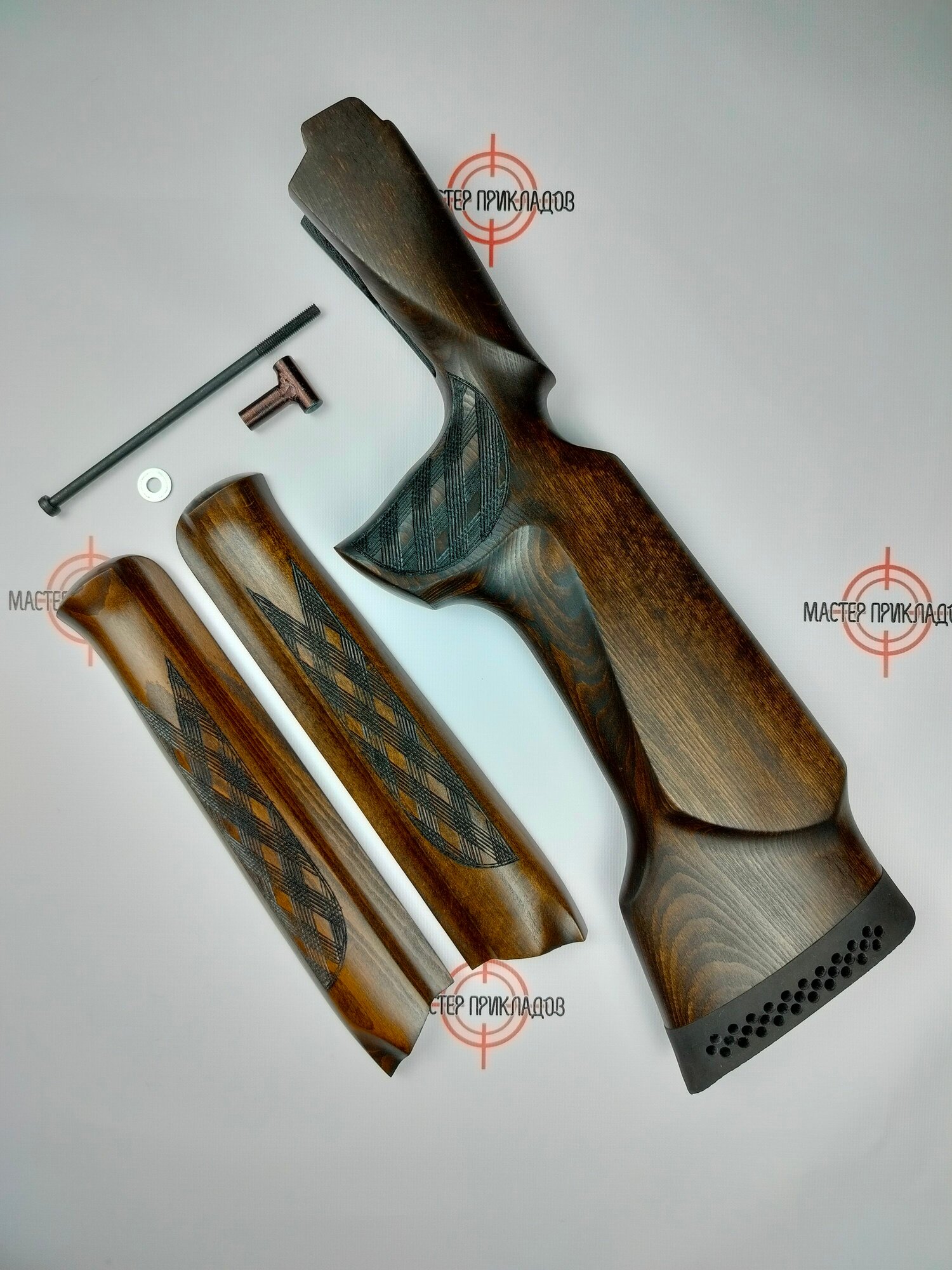 Приклад и цевье ТОЗ-34 "Спортинг"со стяжным болтом