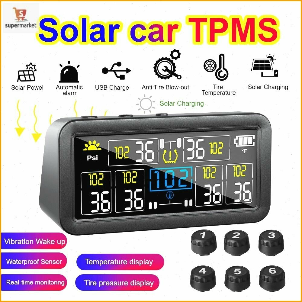 0 - 9.9 бар Сигнализация температуры давления, 6 - колесный датчик давления внешней шины