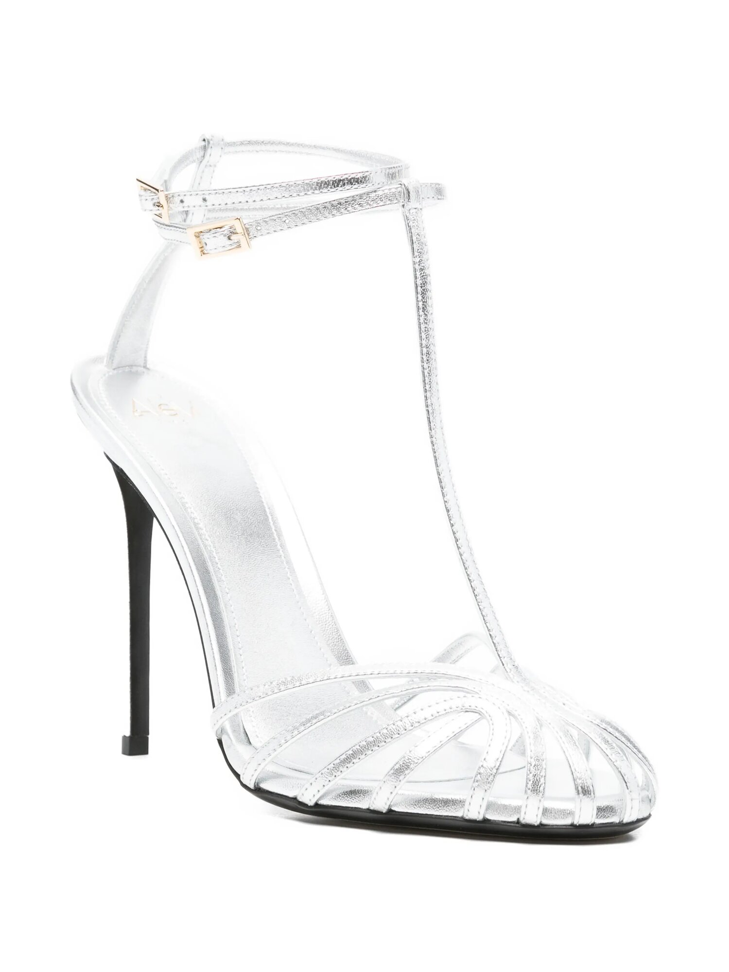 Босоножки Alevi Buckle-strap sandals, размер 36, Silver — фото 1