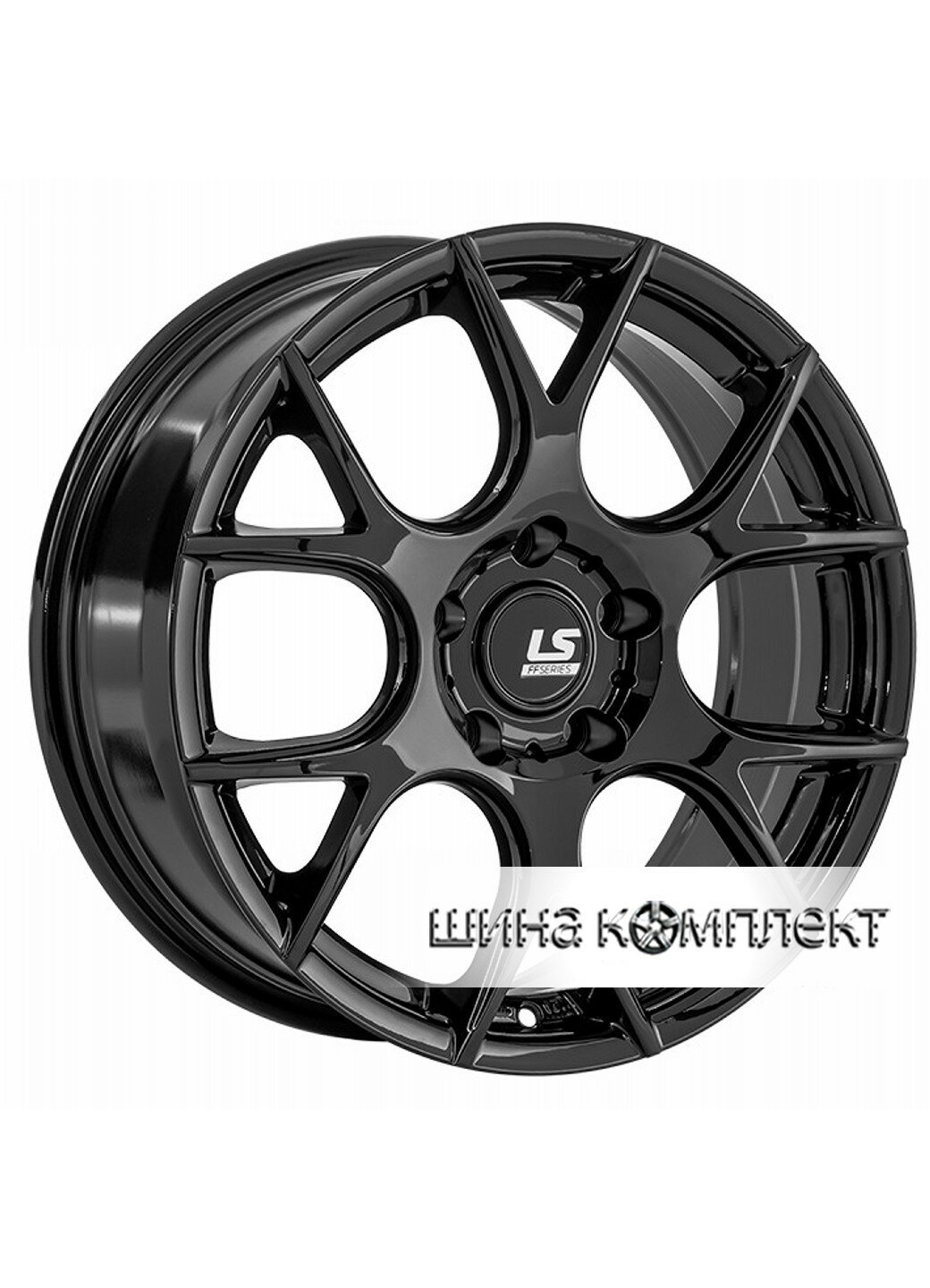Колесный диск LS FlowForming RC07 7,5x17 5x120 ET30 72,6 BK литой для автомобиля