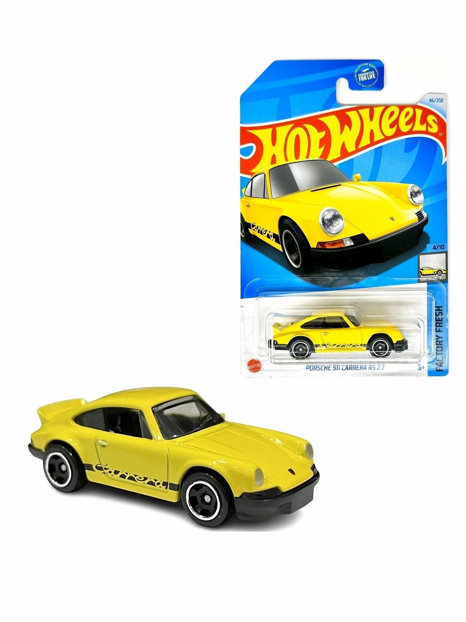 Машинка Hot Wheels HTC49 Factory Fresh 2024 Porsche 911 Carrera RS 2.7 4/10