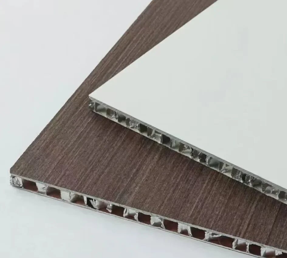 Алюминиевая панель сотовая структура для интерьера 9mm Samples