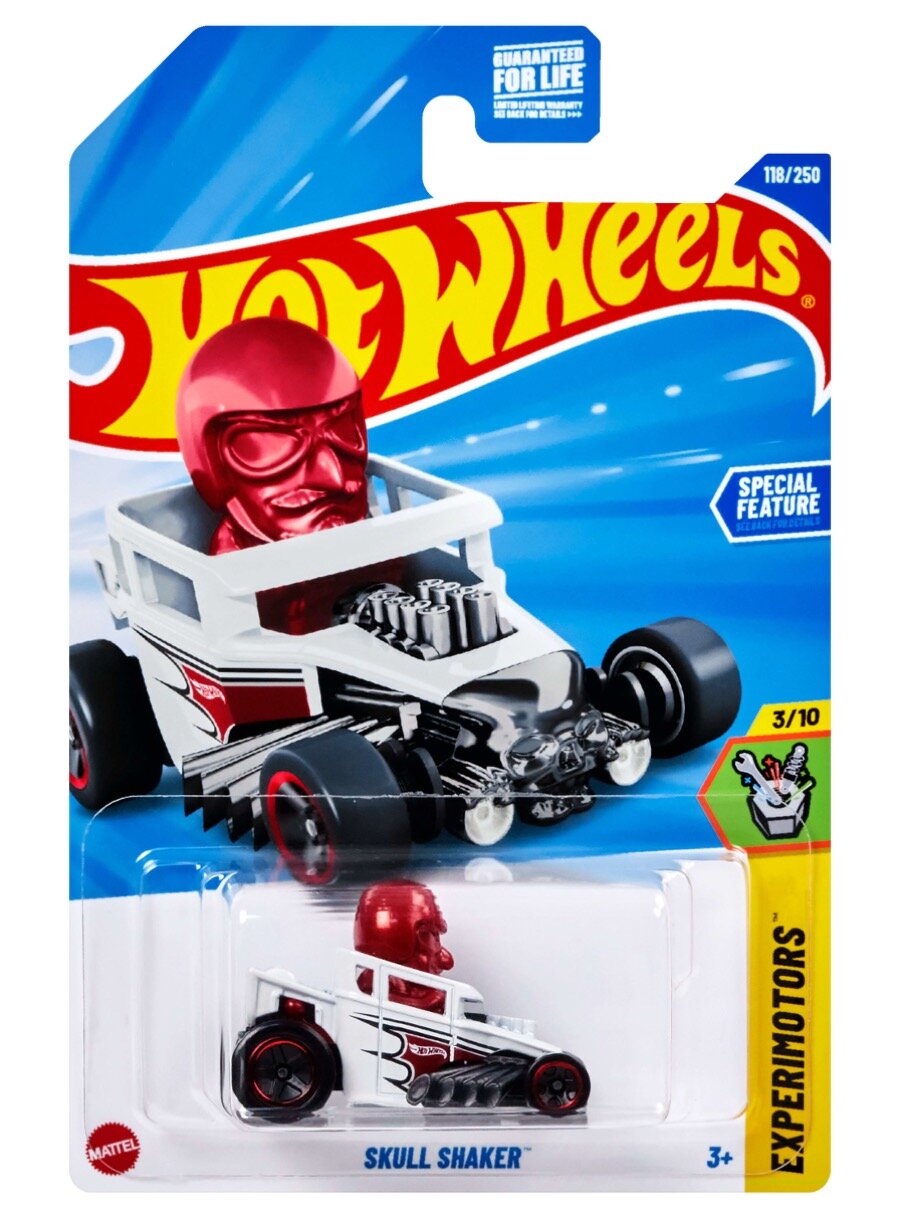 JBB73 Hot Wheels машинка металлическая игрушка коллекционная масштабная модель Skull Shaker кейс 2025