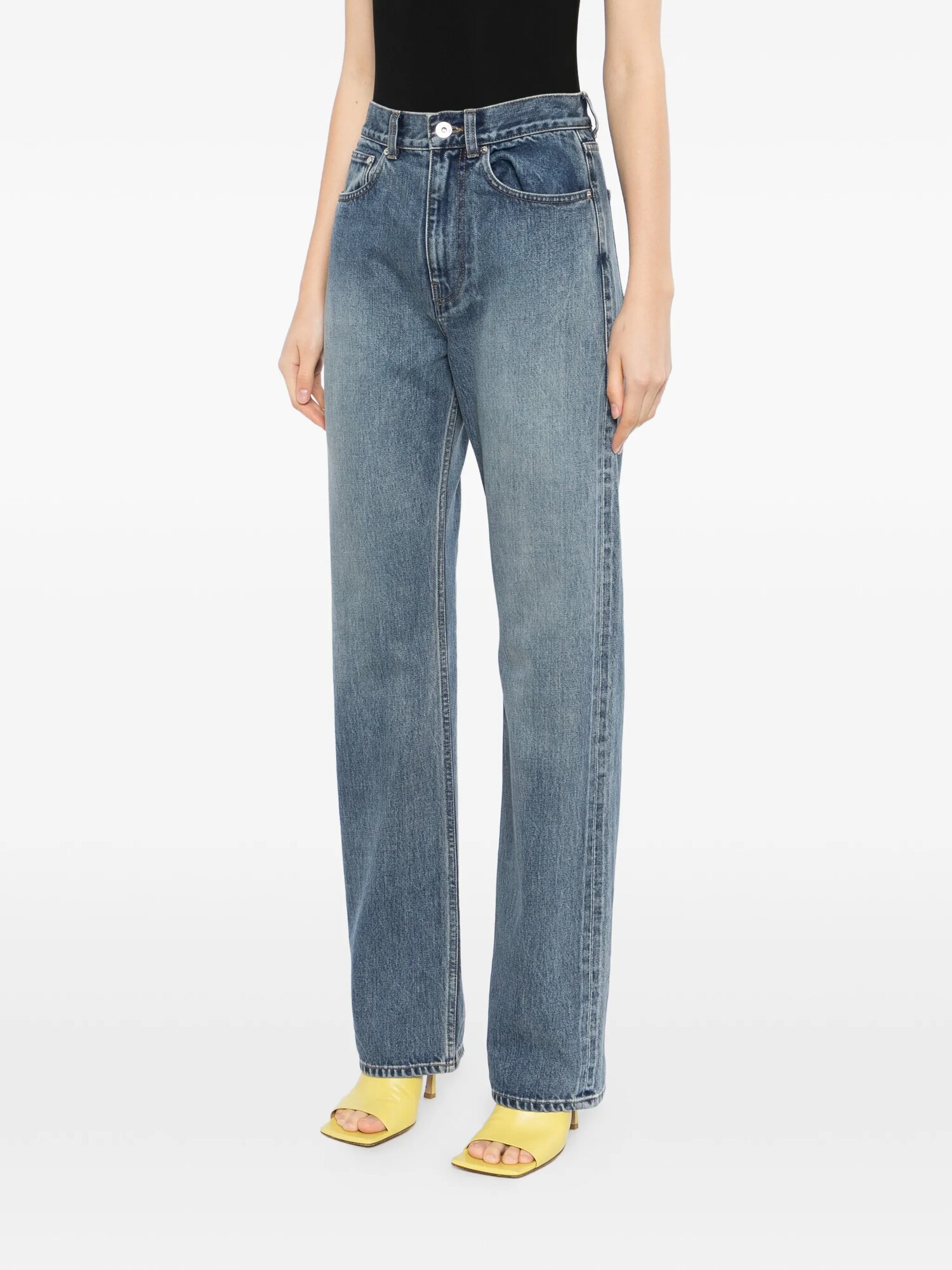 Джинсы JW Anderson Straight-leg jeans, размер 8, синий — фото 1