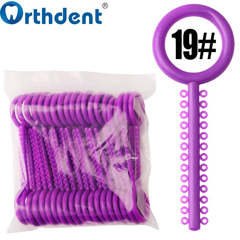 Ортодонтические лигатуры Orthdent 19#, Color 19, 1040 шт