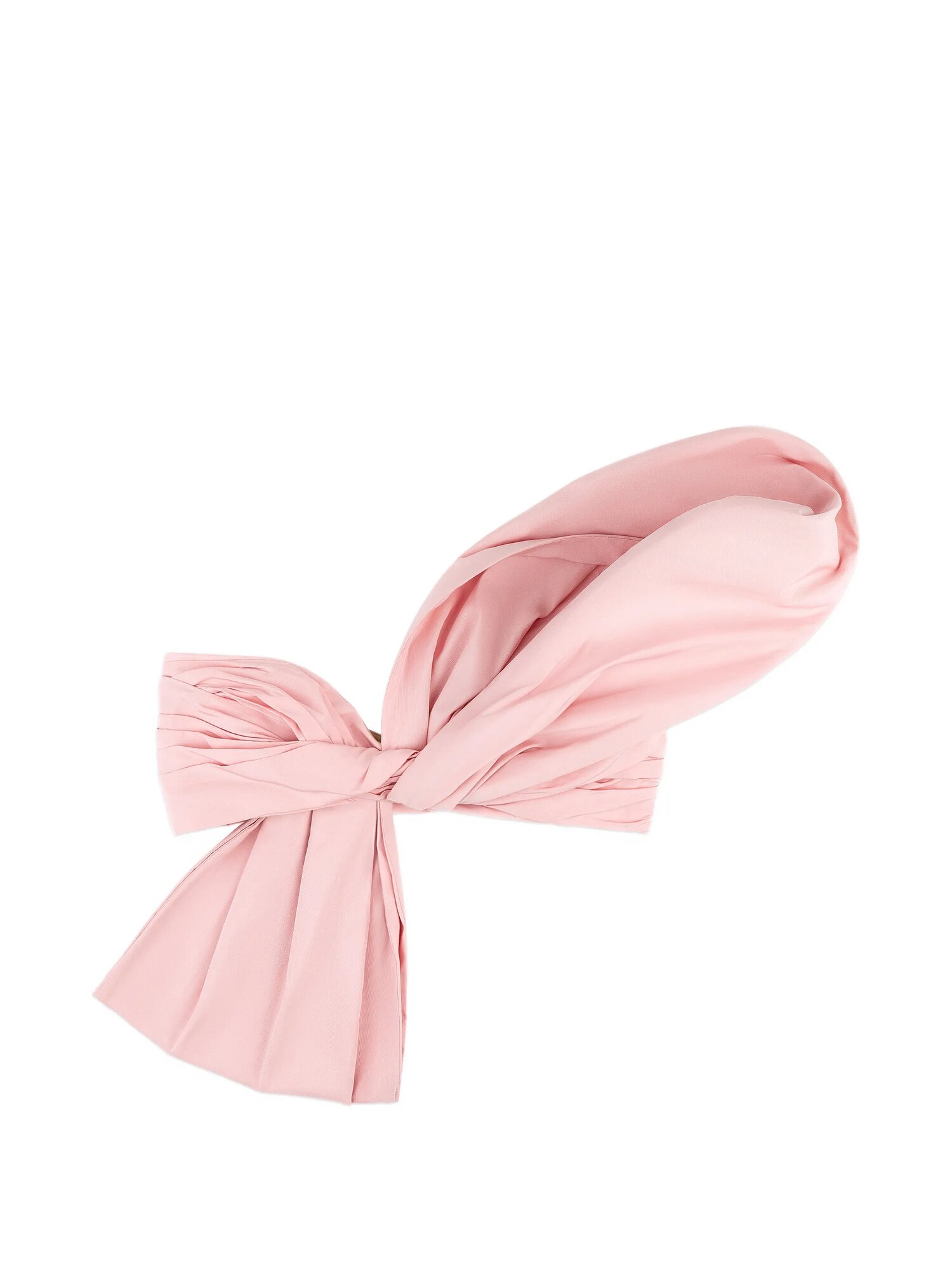 Топ Knotted taffeta bandeau top