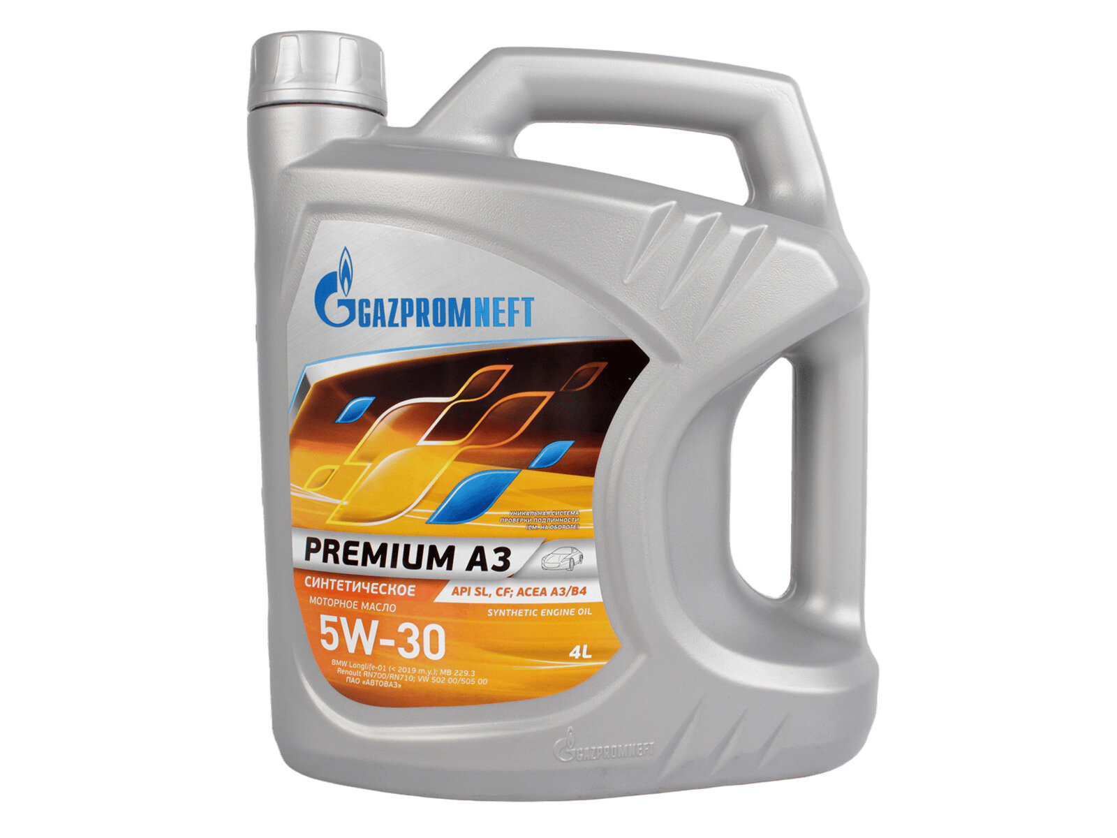 Масло моторное GAZPROMNEFT PREMIUM A3 5W30 4л