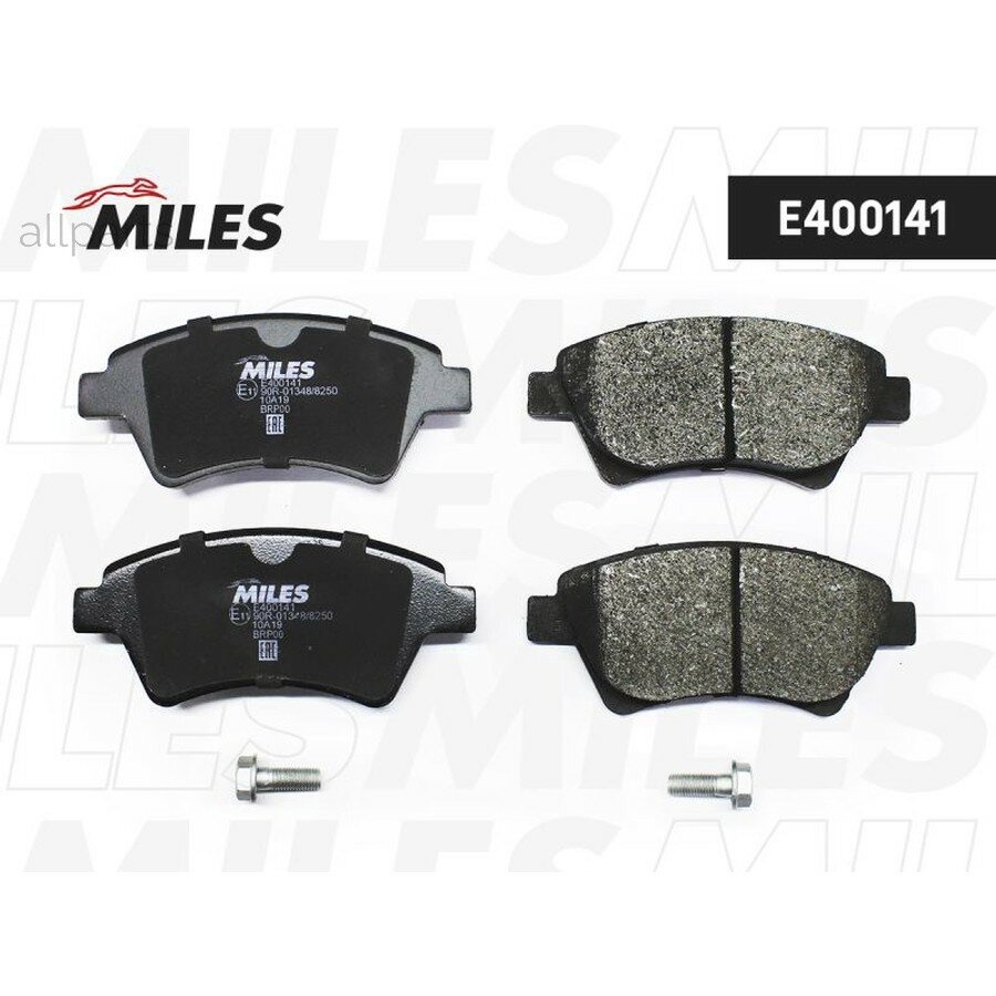 MILES E400141 Колодки тормозные RENAULT KANGOO 01-/MEGANE II 02-/SCENIC II 03- передние