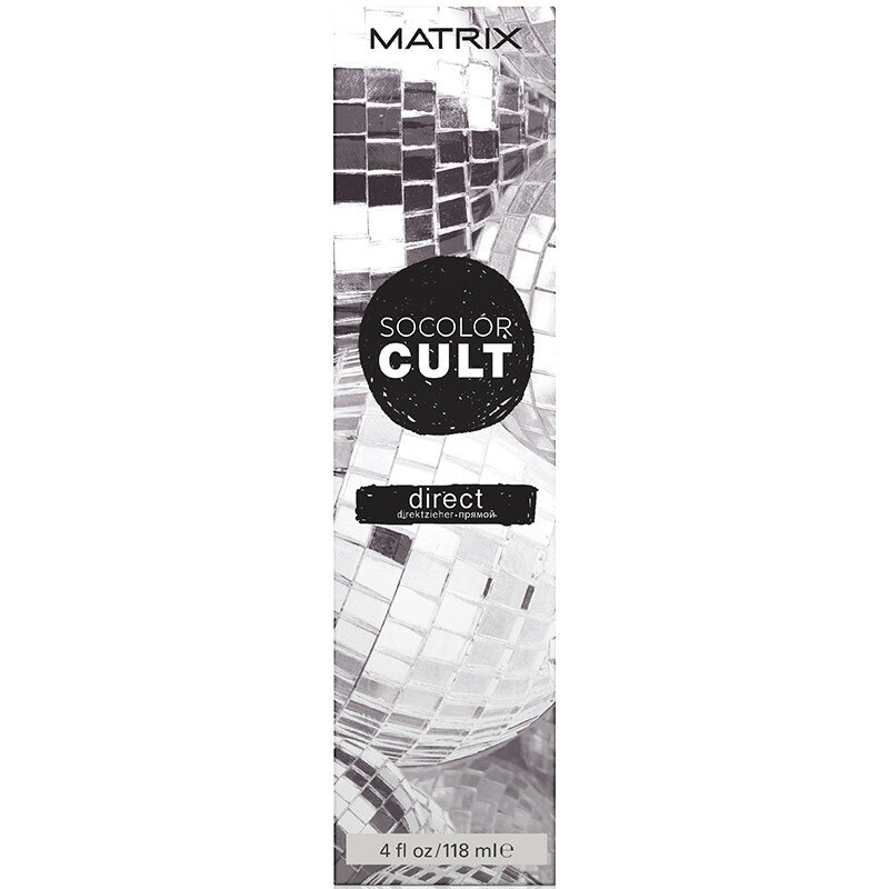 Краситель прямой Matrix SoColor Cult для яркого окрашивания волос, {серебро диско}, 118 мл