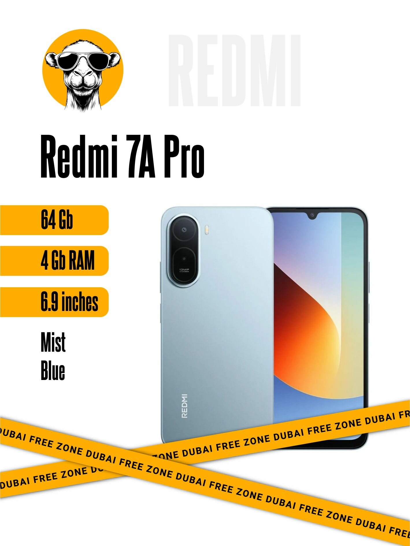 Смартфон Redmi A7 Pro 4/64Gb Mist Blue