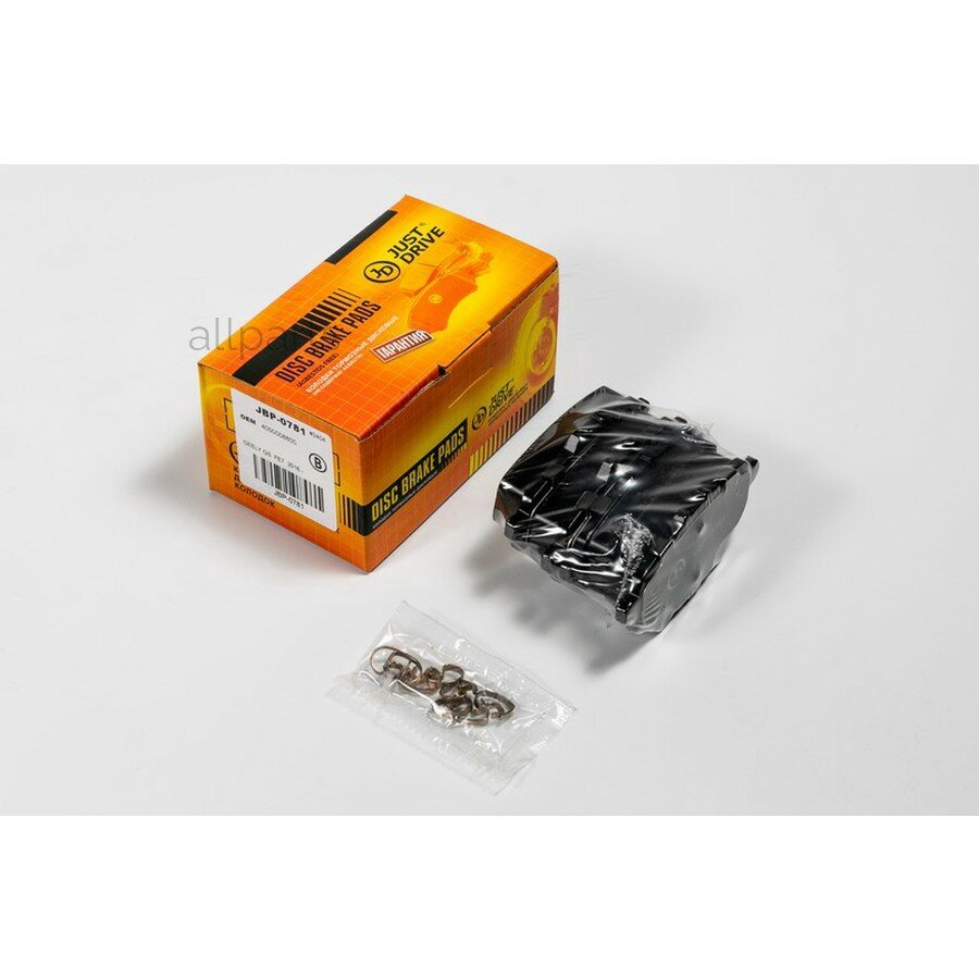 JUST DRIVE JBP0781 Колодки тормозные дисковые задние, комплект
