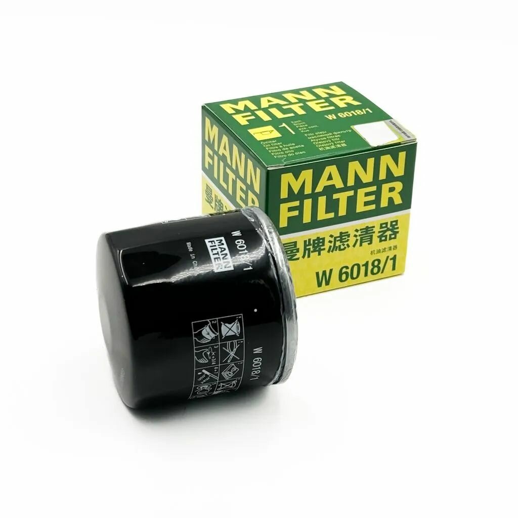 MANN FILTER Фильтр масляный арт. W60181