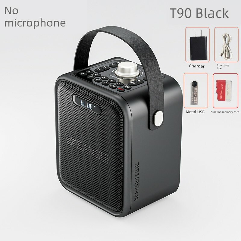 Портативная колонка SANSUI Shanshui T90 с Bluetooth, для караоке на открытом воздухе, для танцев, с поддержкой