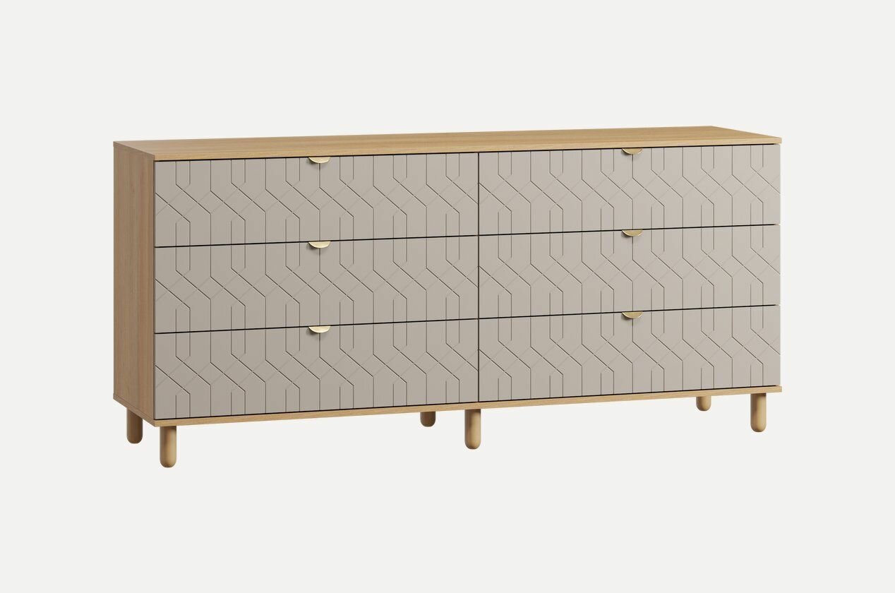Комод Теджонс, divan.ru, 185x85 Деко Латте