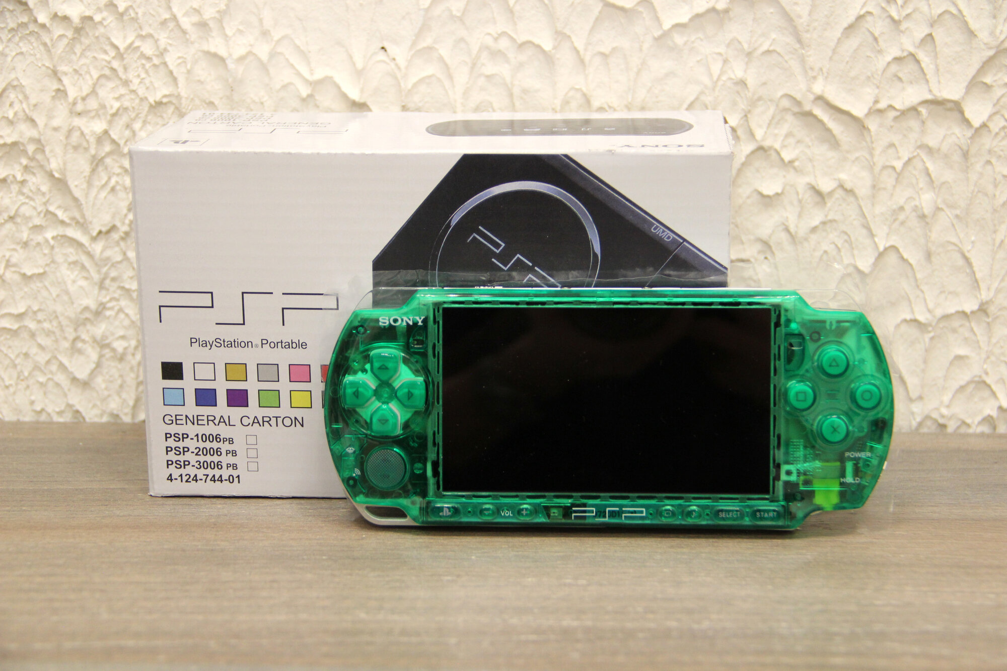Игровая приставка Sony PSP 3006 Прозрачно-Зеленая New