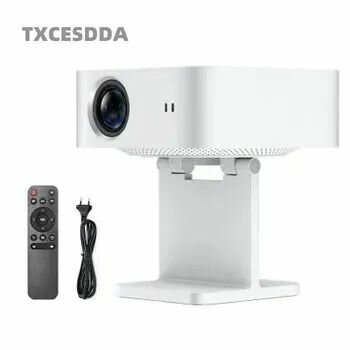 TXCESDDA Проектор Видеопроектор для дома MY350, 380Ansi 1080P, 5G WIFI и Bluetooth 5.0 Домашний кинотеатр, 3LCD, белый