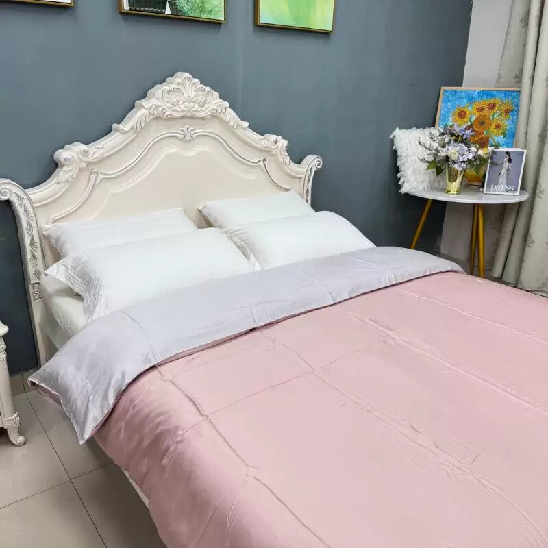 Австрийское одеяло из волокна Lenzing Tencel Lyocell, 100 нитей, однотонное, цельное, летнее, из гладкого шелковистого