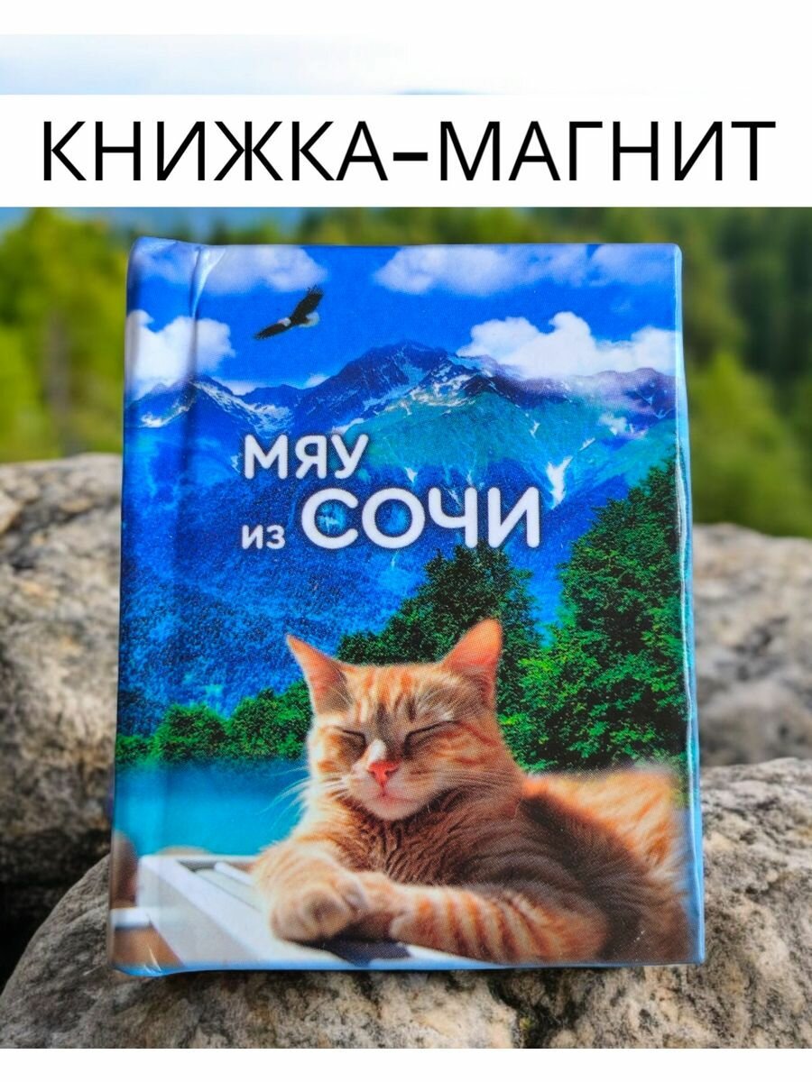 Книжка магнит на холодильник коты из Сочи