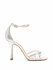 Босоножки Werner Knotted strap sandals, размер 37, серебристый/красный