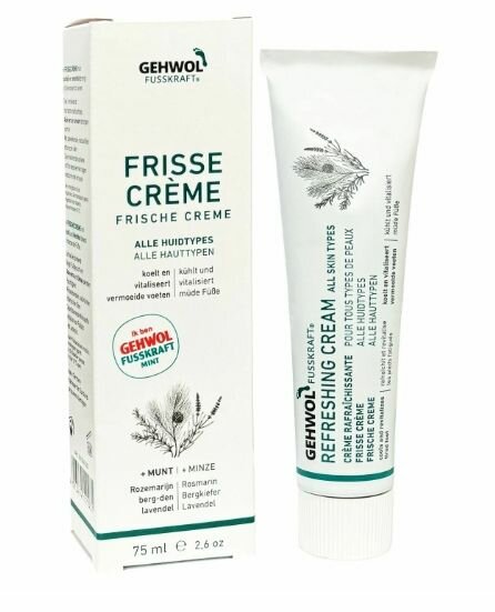 Gehwol Fusskraft Mint - Мятный охлаждающий бальзам для ног 75 мл