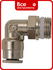 Фитинг Camozzi S6520 6-1/8 угловой из никелированной латуни для с...