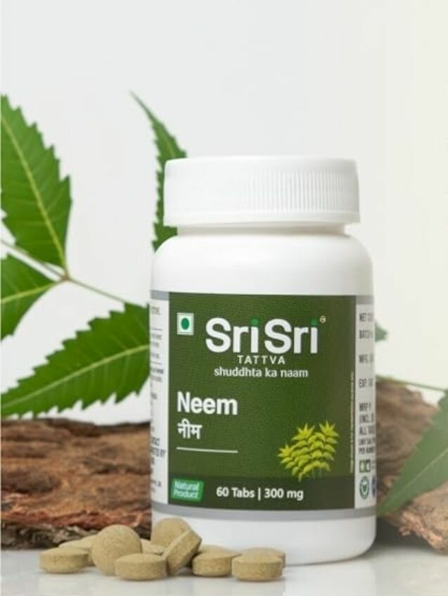 Комплект 2шт. Нем- очищение, Heem Sri Sri Ayurveda Tattva, 60т. Индия