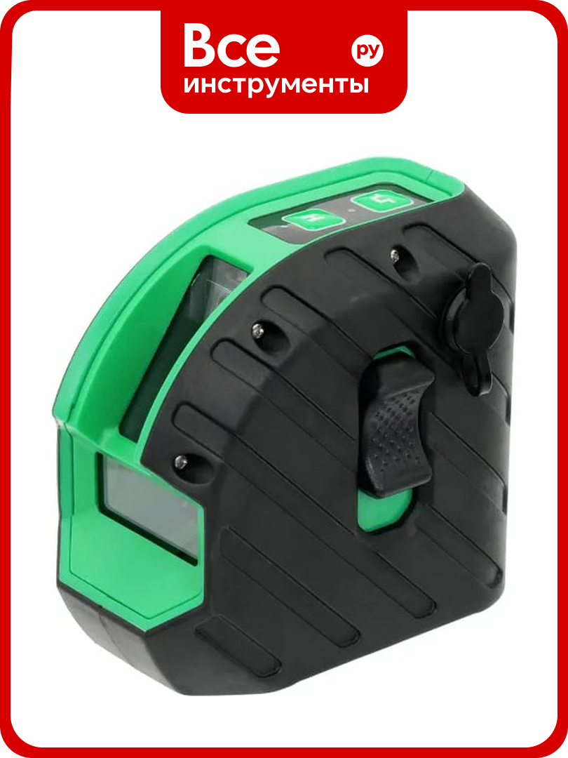 Лазерный уровень ADA ARMO 2D GREEN Basic Edition, зеленый луч, 2 луча, 40 м, 70 м