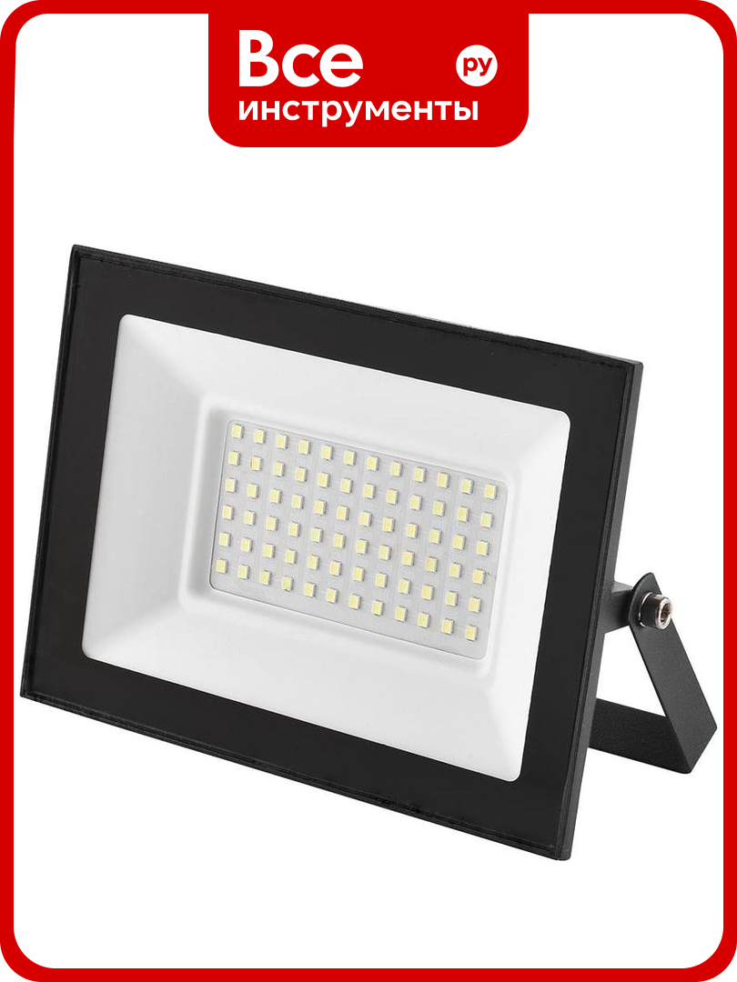 Прожектор светодиодный General Lighting Systems GTAB-70 IP65 с алюминиевым корпусом, защита от влаги и пыли, черный цвет