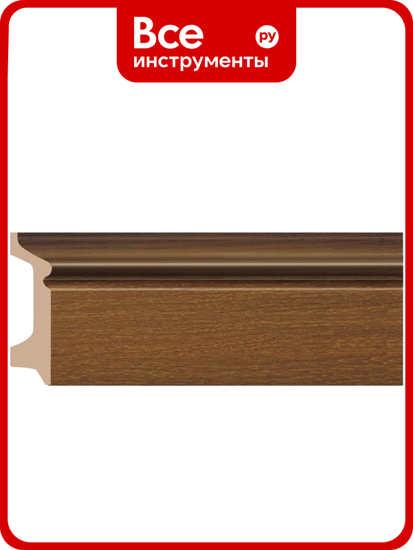 Плинтус напольный Decomaster 78x21x2400 мм D122-85 ДМ