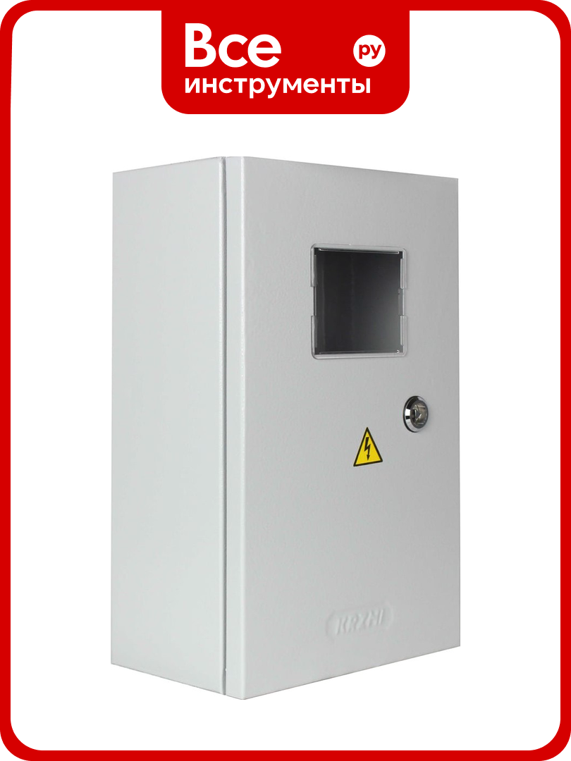 Корпус с монтажной панелью KRZMI ЩМП 360x225x140 окно IP55 4651117990720