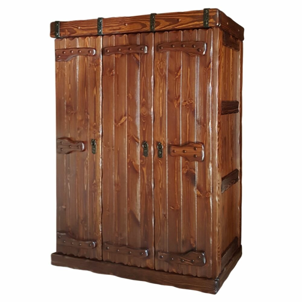 Шкаф Добрыня платяной трехстворчатый с эл. ковки, 150х60х200 см