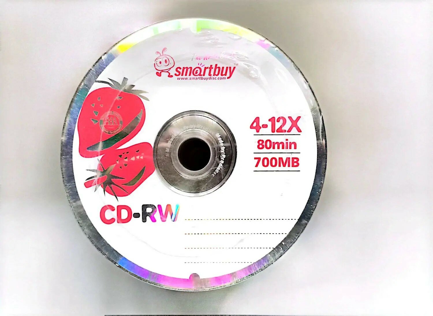 CD-RW 700Mb Smart Buy 4x-12x 100 шт.