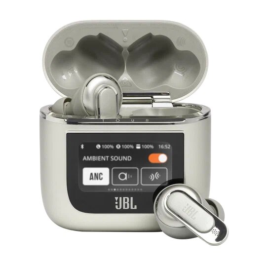 Беспроводные наушники JBL Tour Pro 2 Champagne с активным шумоподавлением USB Type-C