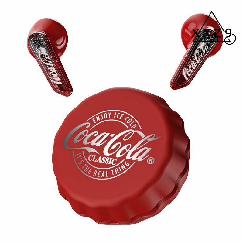 Coca cola T13 ENC Снижение шума наушникибеспроводные беспроводные Bluetooth- слушатели TWS, вкладышные, Bluetooth 5.4, -контроль, длительная автономность с Ми