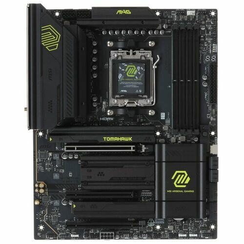 Материнская плата MSI MAG X870 TOMAHAWK WIFI - AM5, AMD X870, 4xDDR5-5600 МГц, 1xPCI-Ex16, 4xM.2, ATX