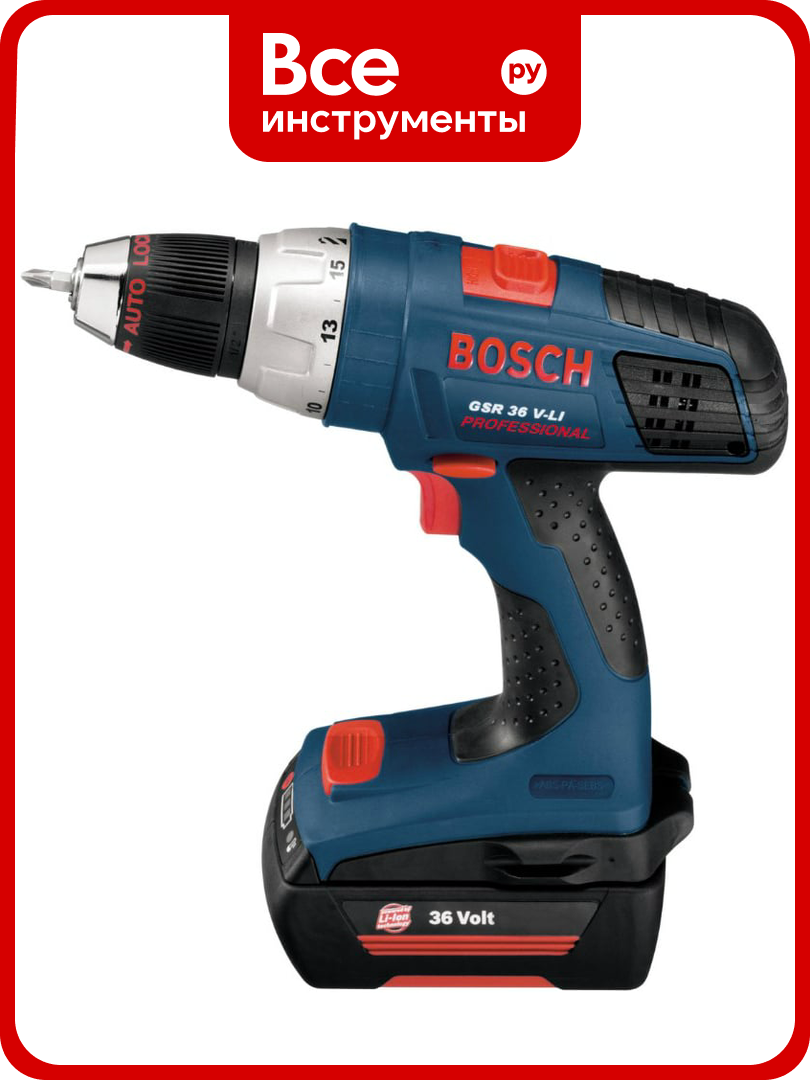 Аккумуляторная ударная дрель-шуруповерт Bosch GSB 36 V-LI 0.601.9C1.100