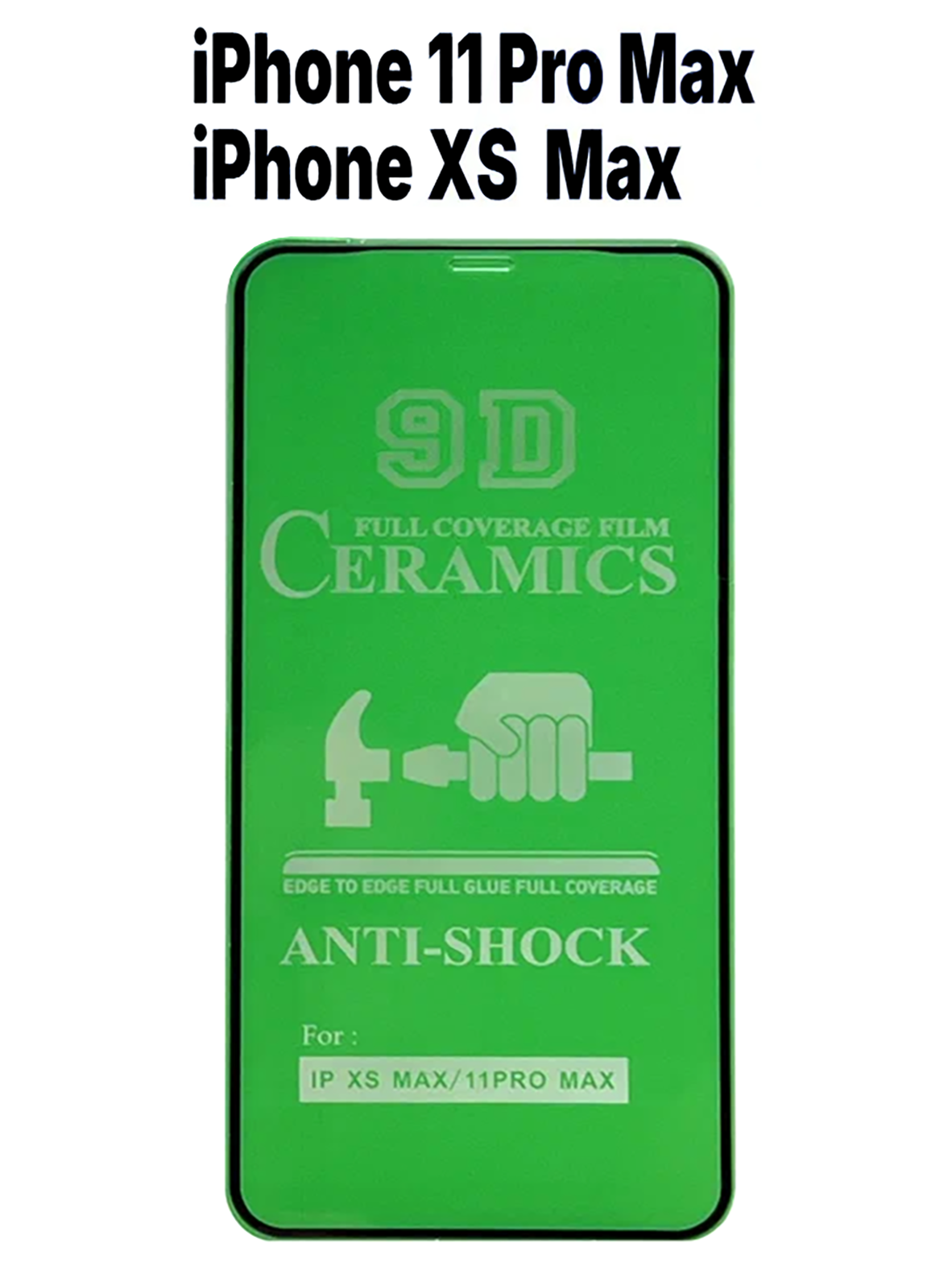 Защитное матовое стекло Ceramics для Apple iPhone 11 Pro Max/XS Max, противоударное, гибкое