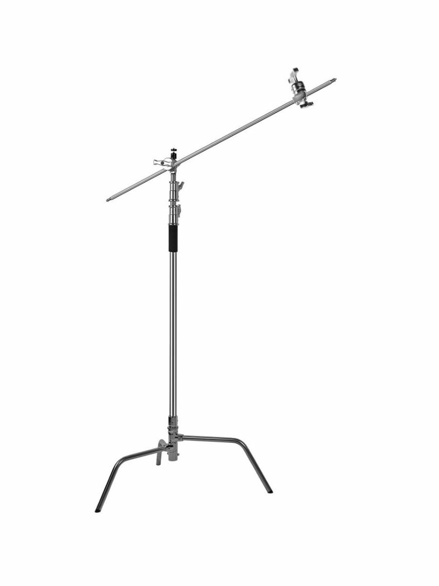 Стойка студийная 330 см до 20 кг со штангой Falcon Eyes C-Stand 3300L с базой типа Turtle base и шаровой мини головкой для крепления DSLR камер