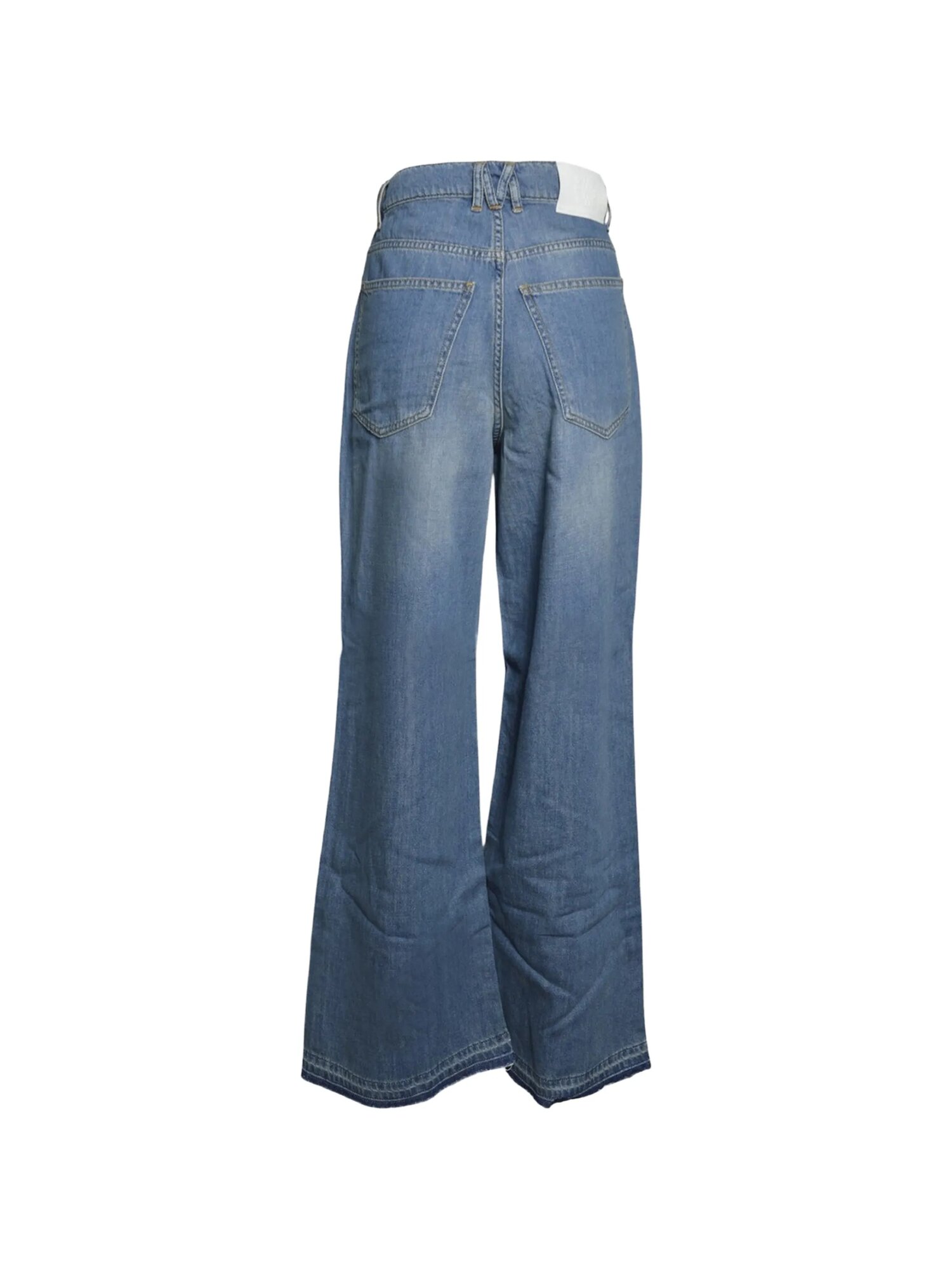 Джинсы Momoni Wide-leg jeans, размер 48, синий — фото 1