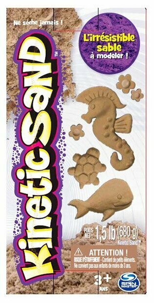 Кинетический песок Kinetic sand 71409-2-6026697 Кинетик сэнд Кинетический песок для лепки, коричневый