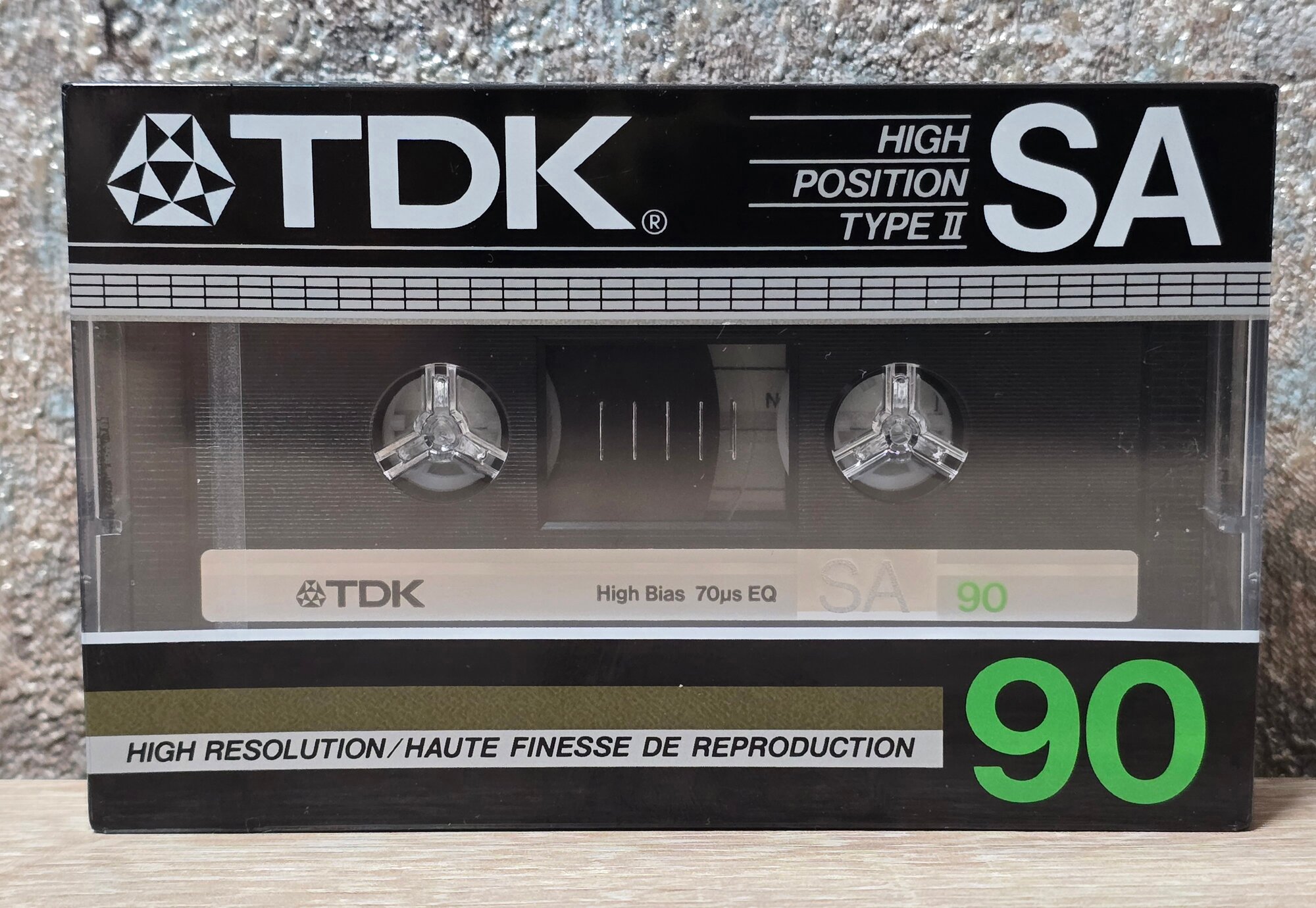 Аудиокассета TDK SA чёрная