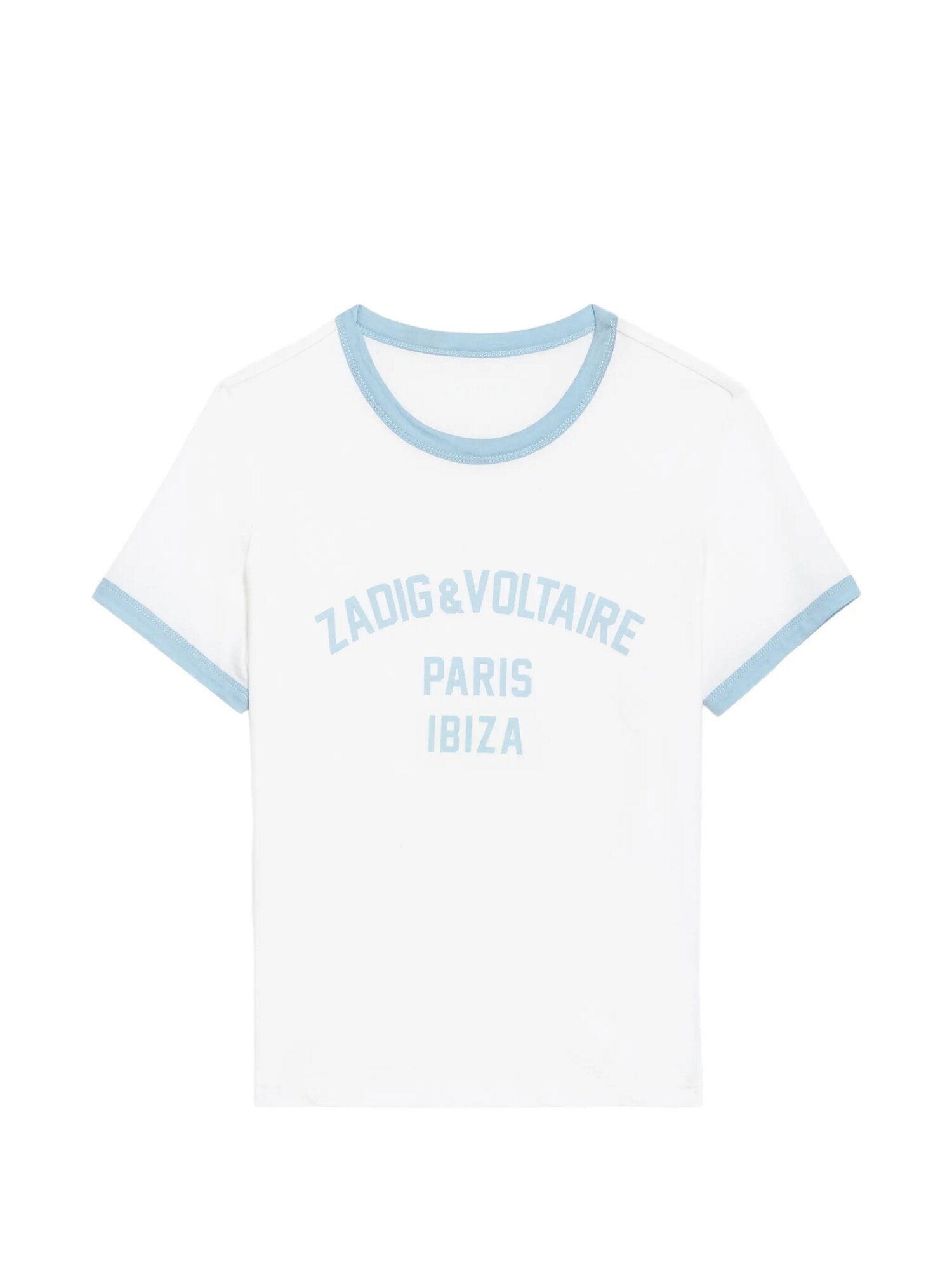 Футболка Woos logo-print ringer T-shirt