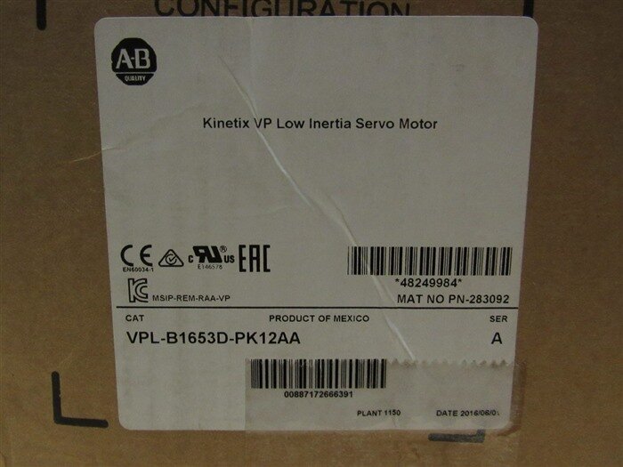 Модуль Allen-Bradley VPL-B1653D-PK12AA