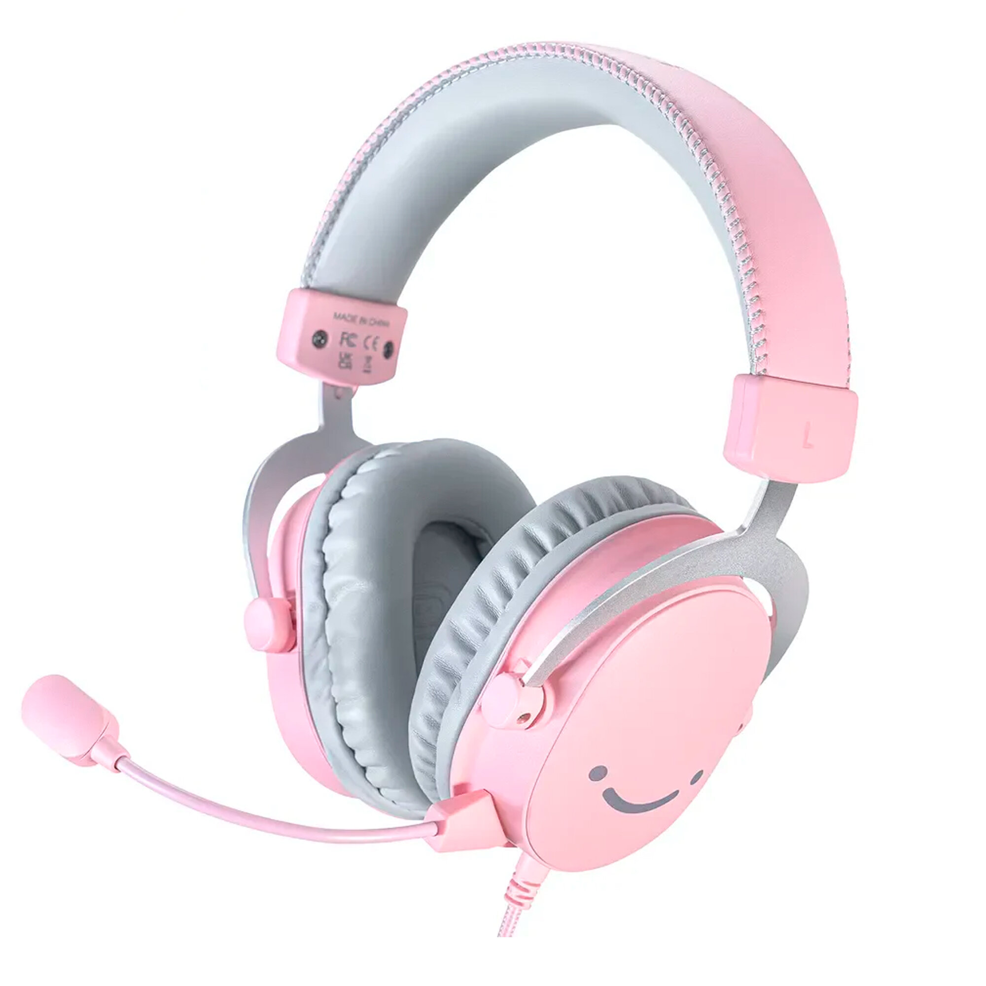 Проводная полноразмерная игровая гарнитура Fifine H9 pink, динамическая