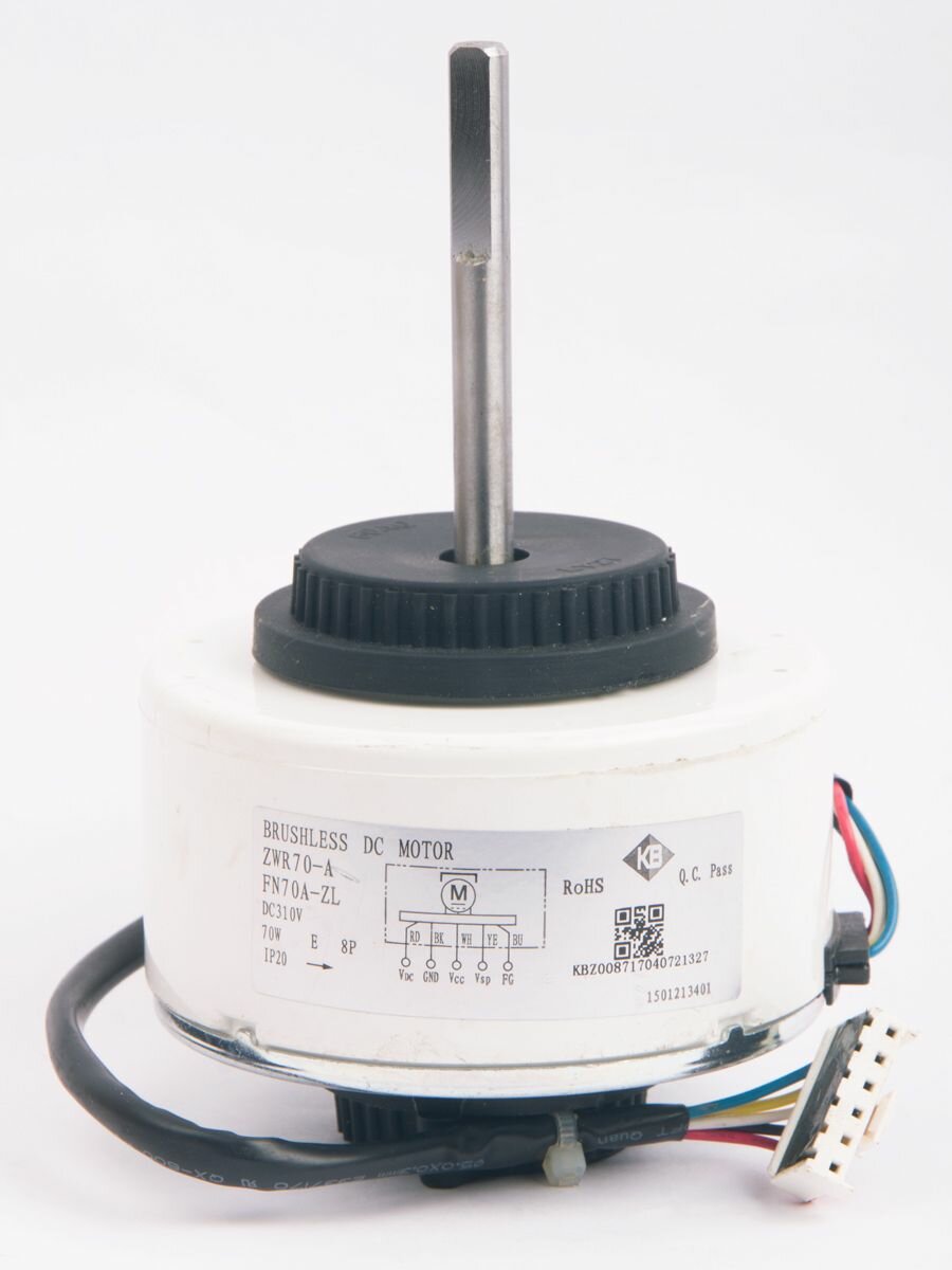 Электродвигатель внутреннего блока ZWR70-A FN70A-ZL DC310V 70W (023351)