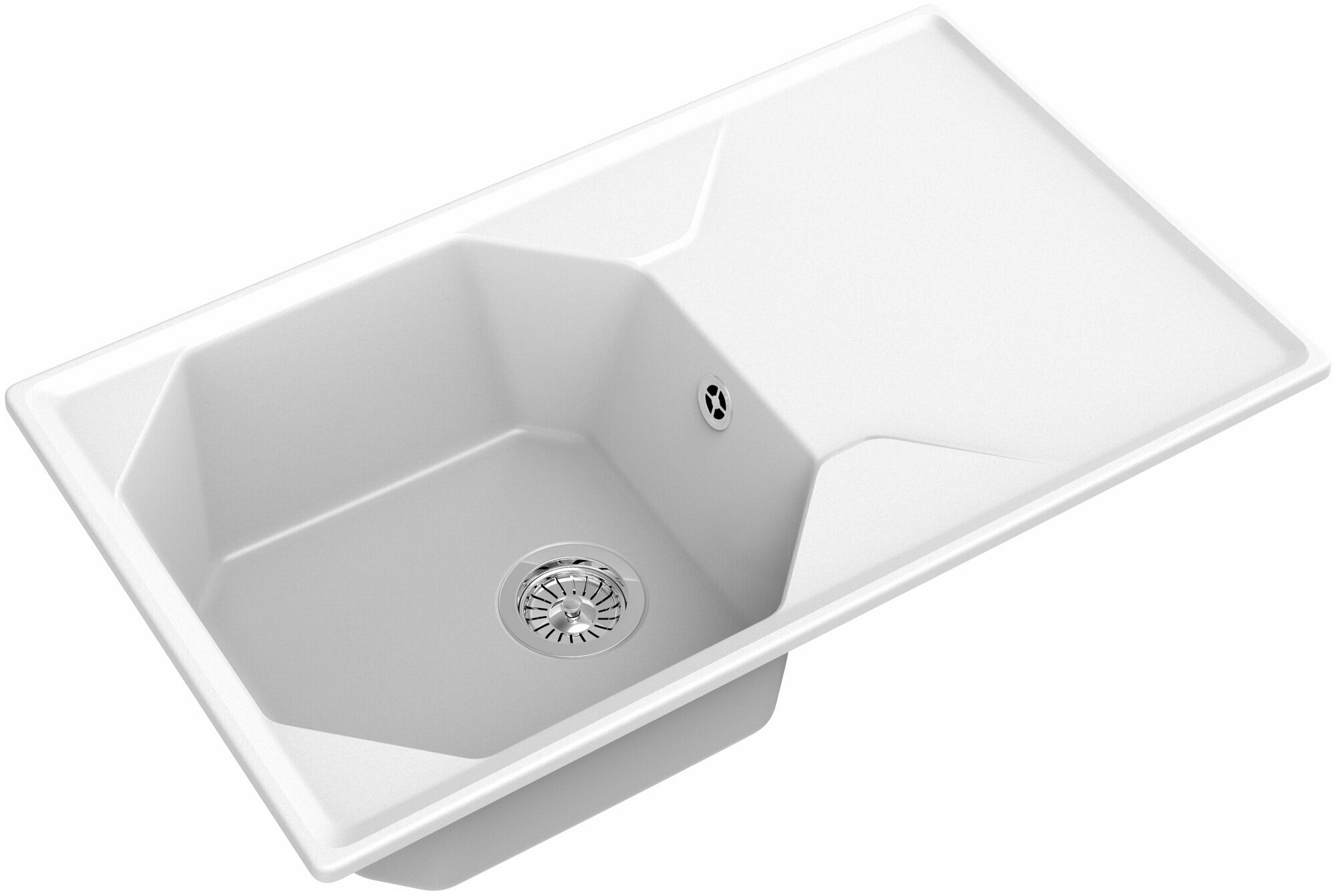 Мойка кухонная GranFest UNIQUE GF-U-840L иней