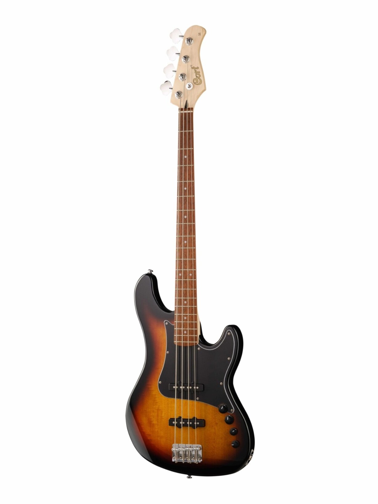 GB34JJ-3TS GB Series Бас-гитара, санберст, два сингл звукоснимателя типа J, Cort